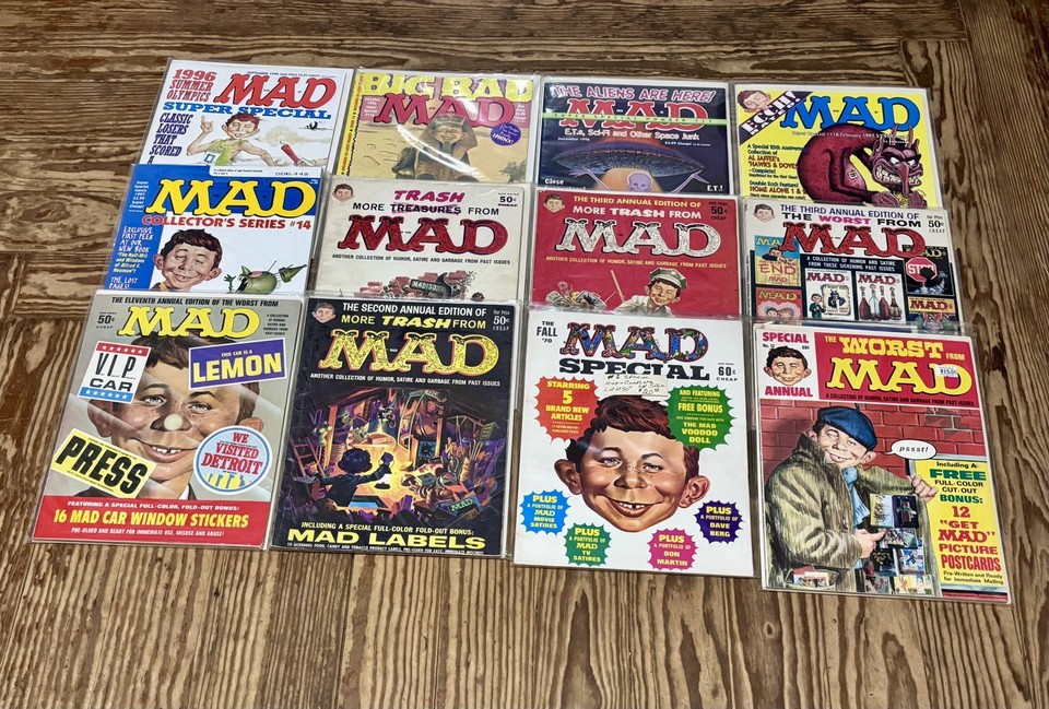 Mad Special Magazine Lot of 40 RARE 1950s - 1990s Vintage Comics HTF ...