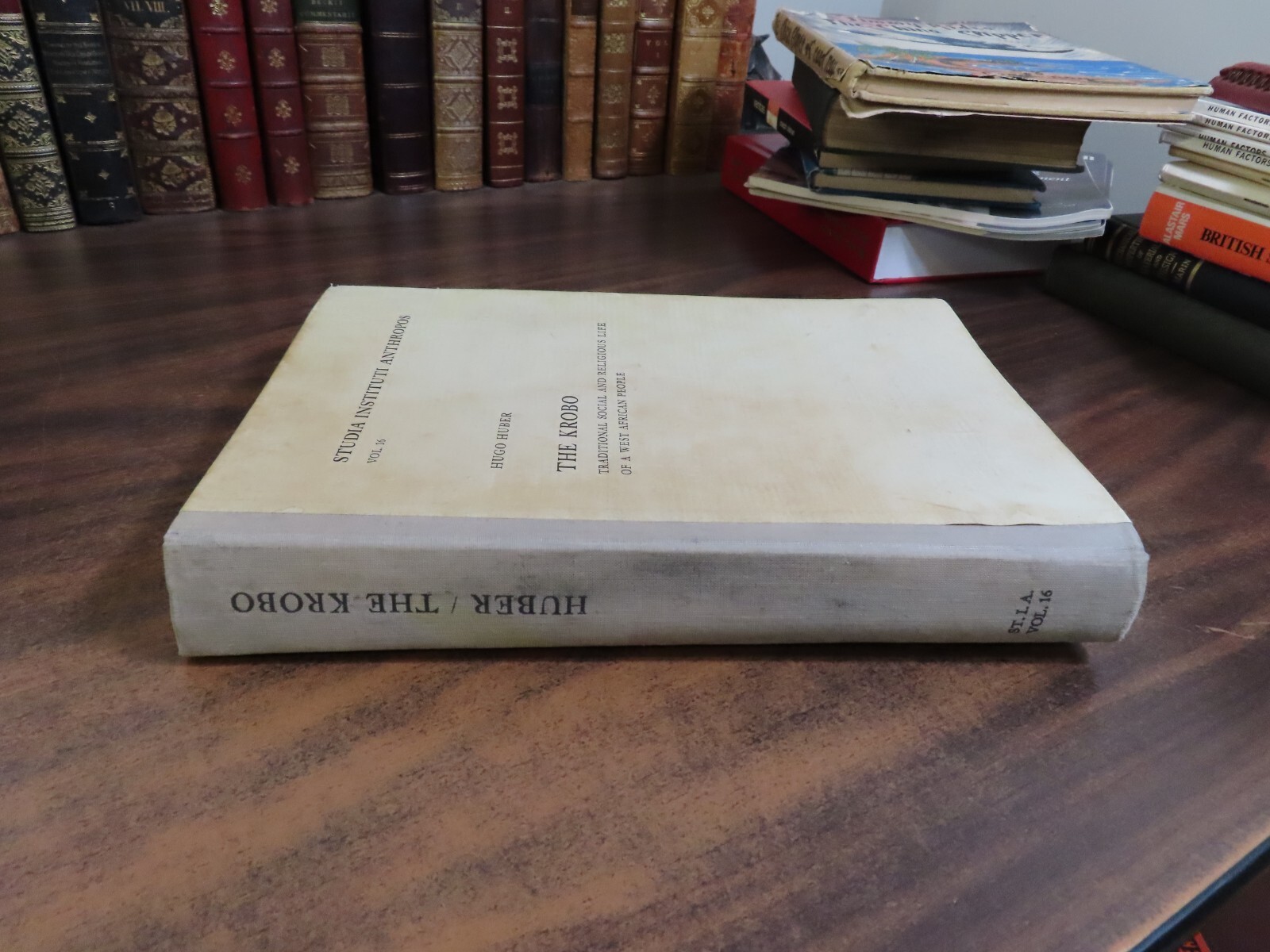 The Krobo Hugo Huber SIGNED HC 1967 Studia Instituti Anthropos Vol 16 ...