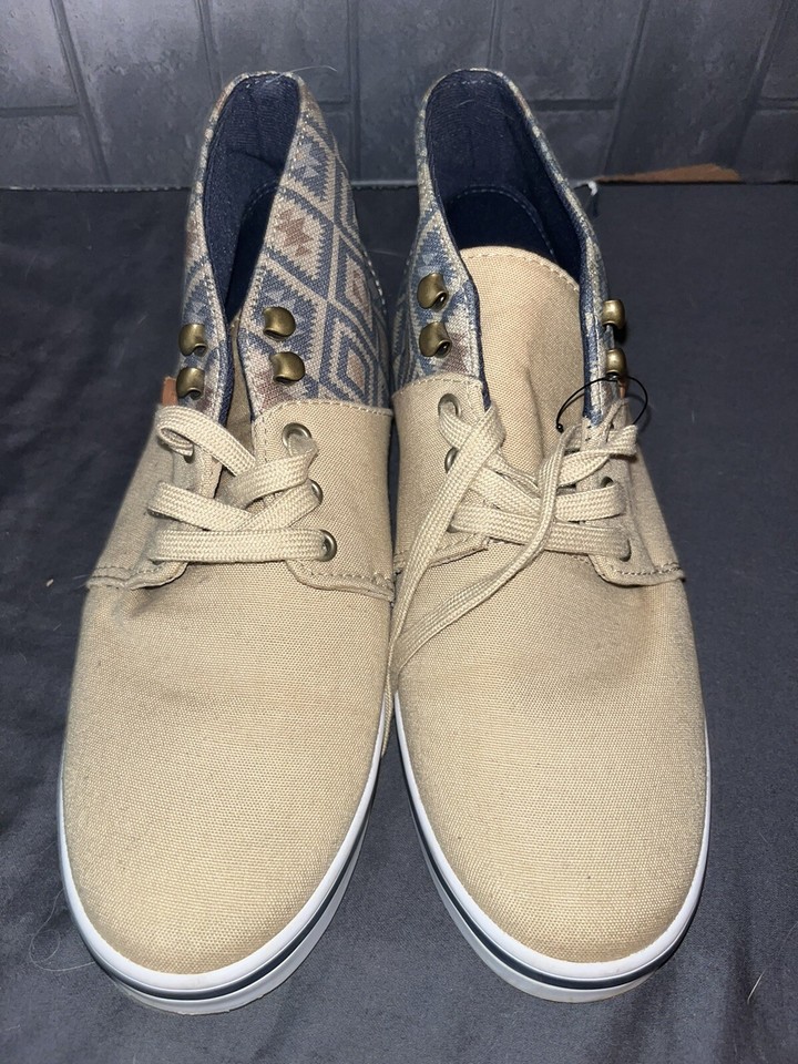 Vans Aztec Beige Hightop Size 8 | eBay