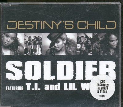 Destiny's Child Soldier CD UK Columbia 2005 enhanced CD single with ...