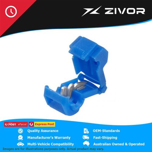 NARVA Crimp Terminal Wire Tap Connector Blue Cable Size 4mm Vinyl 50 ...