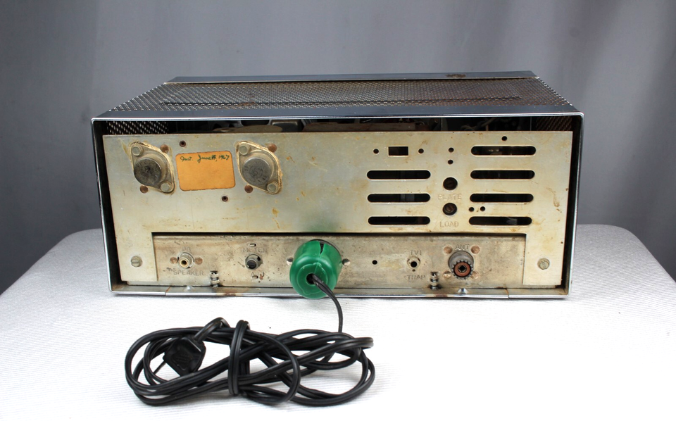 Courier twenty three 23 CB tube base station Radio w/Mic SOLD AS-IS ...