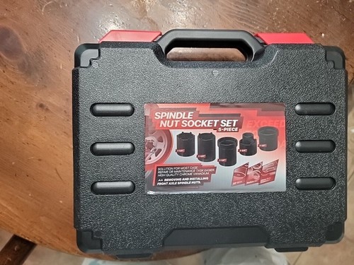 5 Pcs Spindle Nut Sockets Axle Nut Socket Set for Ford Chevy Dodge, 1/2 ...