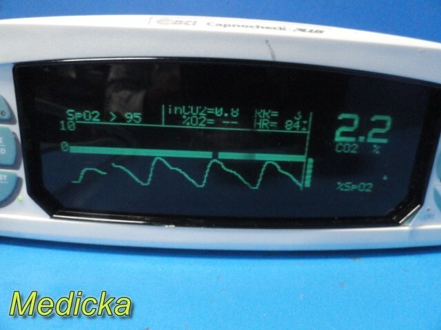 Smiths Medical 9004003 BCI Capnocheck Plus Capnograph Monitor W/ Sensor ...