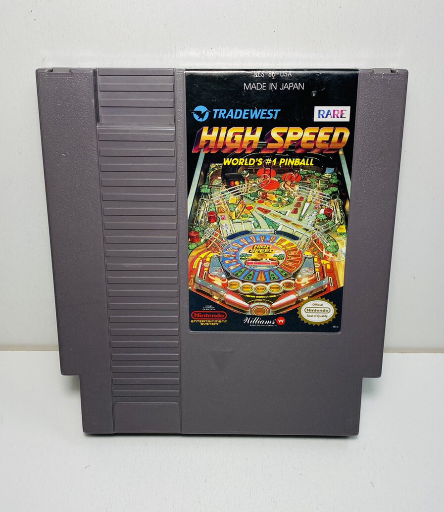 HIGH SPEED -- NES Nintendo Original Classic Authentic Game TESTED ...