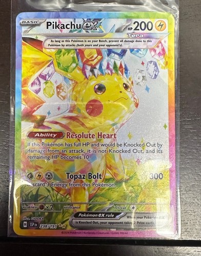 Pikachu ex 238/191 Surging Sparks Secret Illustration Rare Holo NM | eBay