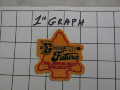 Vintage Golden Key Futura Arrow Rest Specialists Felt Patch - Unused ...