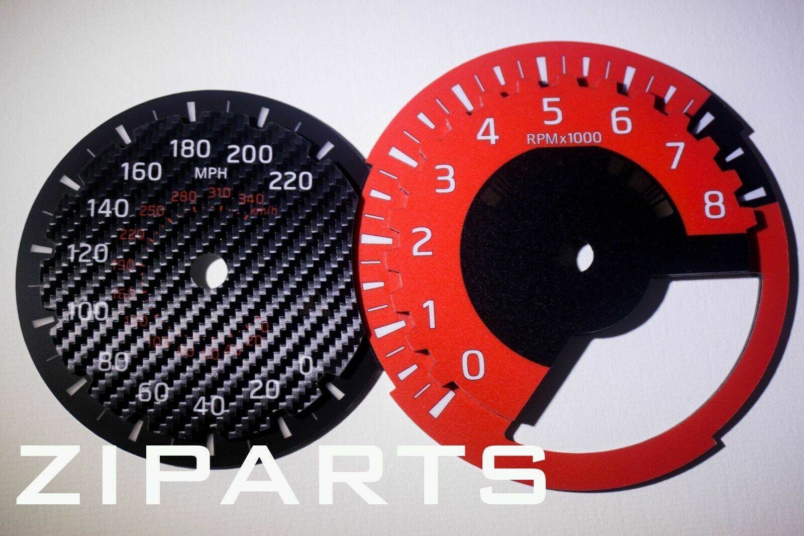 R35 GT-R Gauge Cluster Speedometer replacement face NISMO KMH MPH ...