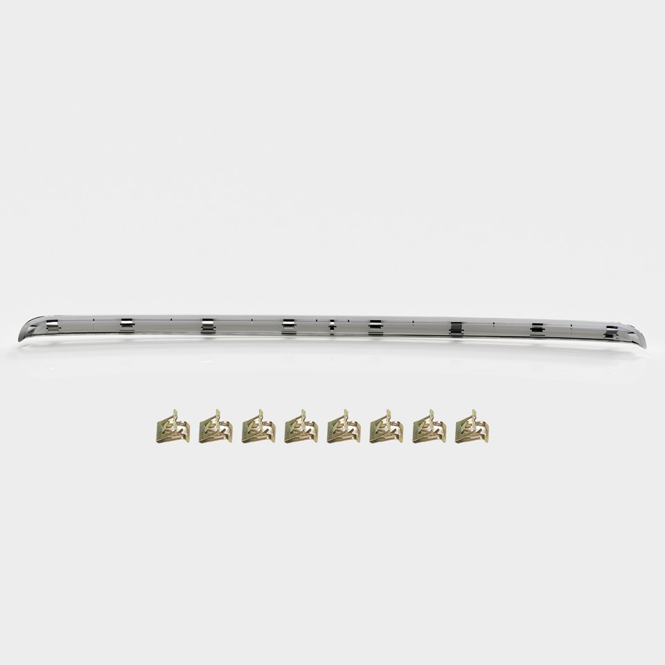 Hood Molding Trim Moulding Chrome For 07-13 GMC Sierra 1500 2500 3500 ...
