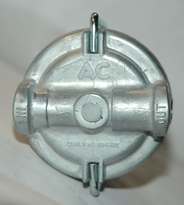 1955-64 AC GF48 GLASS BOWL FUEL FILTER ASSEMBLY WITH ELEMENT CHEVY ...