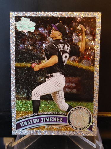 Ubaldo Jimenez 2011 Topps Diamond Anniversary Silver #141 - Colorado ...