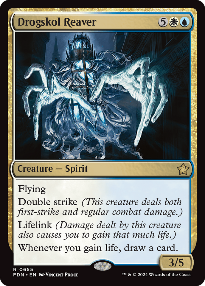 Drogskol Reaver [Foundations] Magic MTG | eBay
