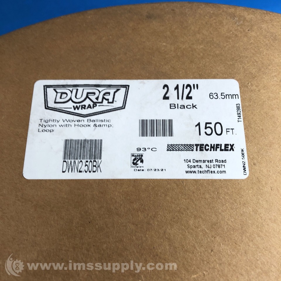 Techflex DWN2.50BK 150 Feet Dura Wrap 6489 | eBay