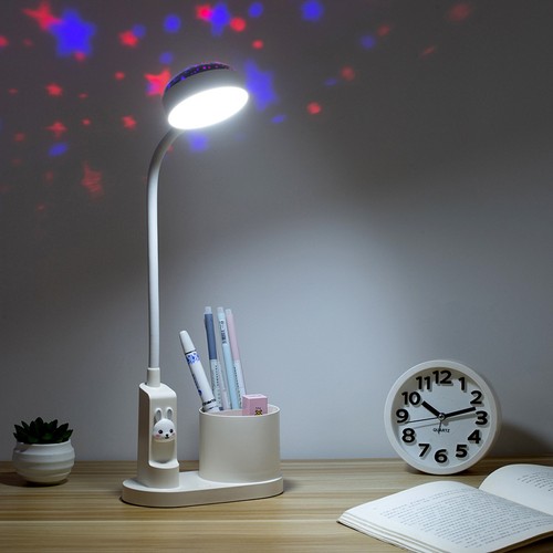 Creative Penlight Desk Lamp Projection Lamp Study Eye Protection Desk ...