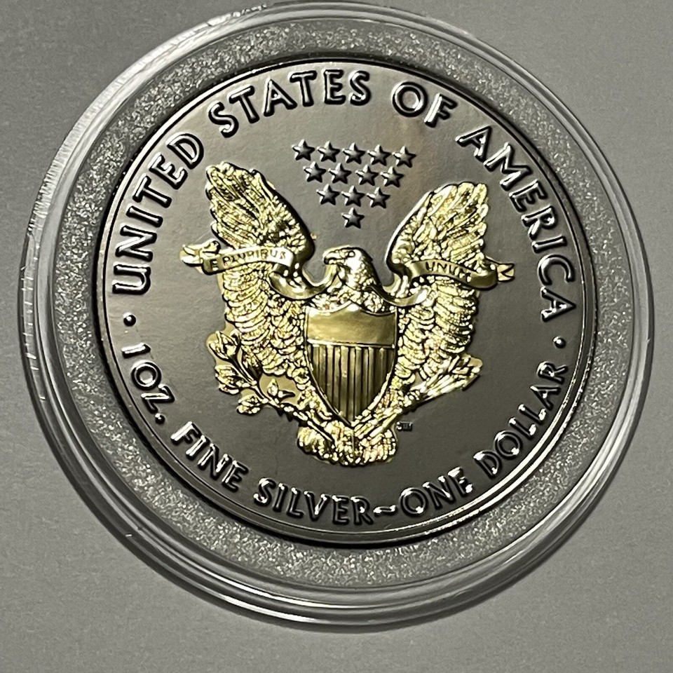 2020 ASE American Eagle 24k Gold Black Ruthenium 1 Troy Oz .999 Fine ...