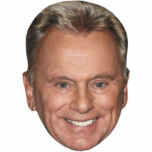 Pat Sajak (Smile) Celebrity Mask, Flat Card Face | eBay