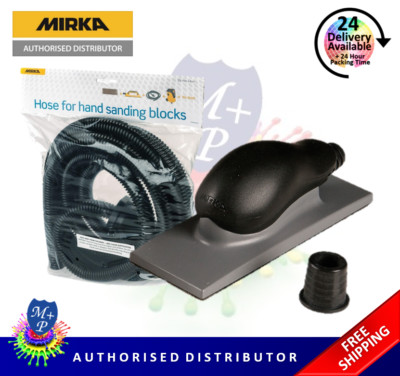Mirka Abranet Hand Dust Extraction Sanding Block 70x198mm & Hose | eBay