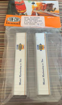 Con-Cor N Scale 0004-006205 53' Model Railroader 60th Sea Container 2 ...