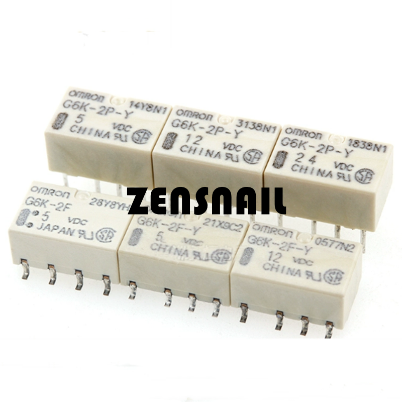 2PCS G6K-2F-Y-5VDC Signal Relay 5VDC 1A SMD 8PINS NEW | eBay