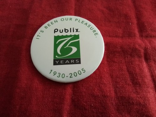 Publix Supermarkets 75th anniversary pin 1930 - 2005 | eBay