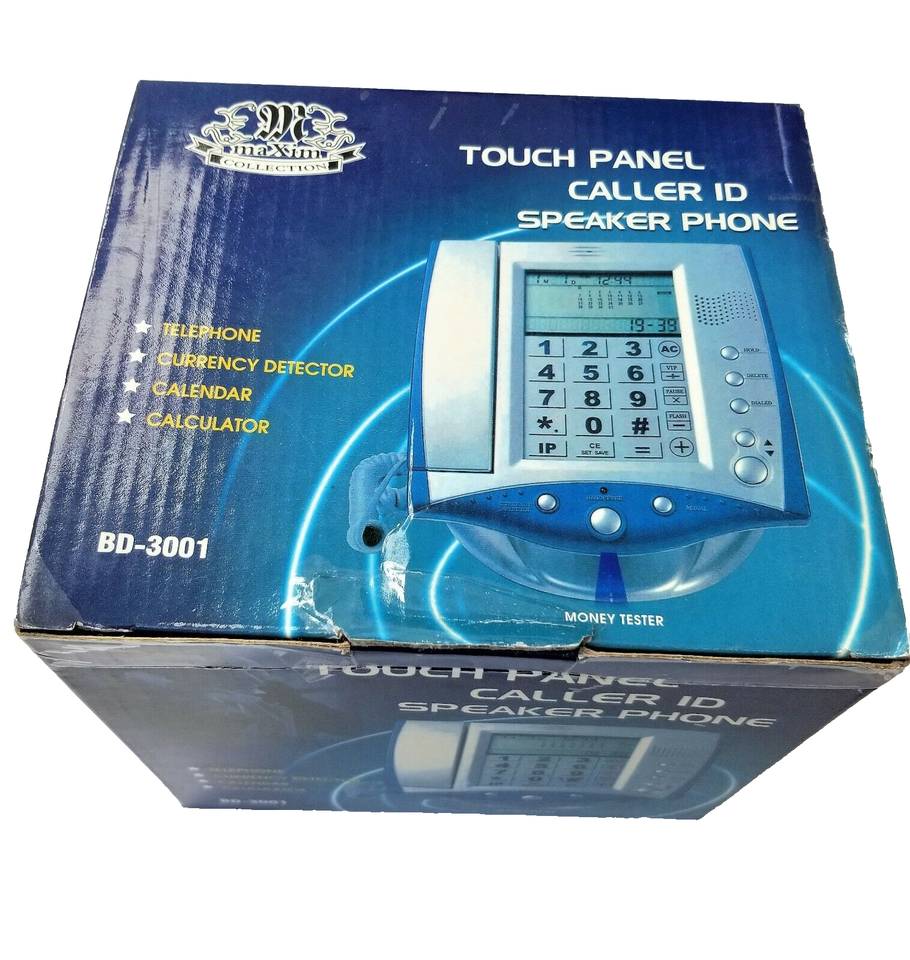 Maxim Collection Touch Panel Caller ID Speaker Phone | LCD Landline ...