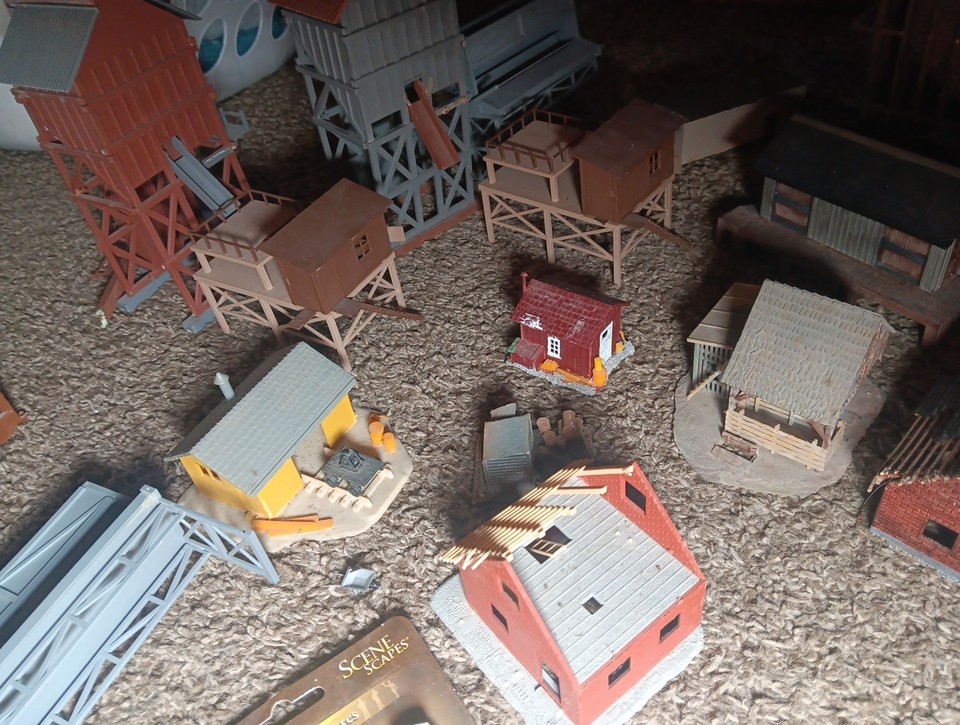 Ho Scale Assembled Coal Mine Model Train Layout 1:87 Mining Lot | eBay