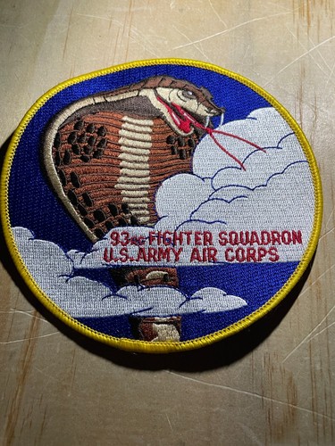 1970s/1980s? US ARMY AIR CORPS PATCH-93rd FIGHTER SQUADRON-ORIGINAL ...
