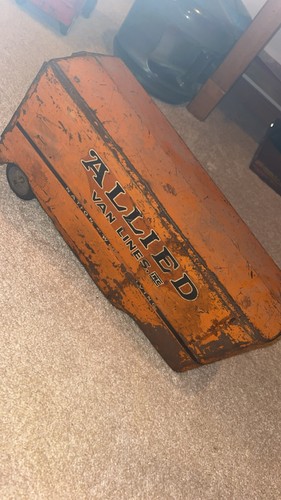 1949-52 Tonka Allied Van Lines Trailer RARE Has Original Tonka Sticker ...