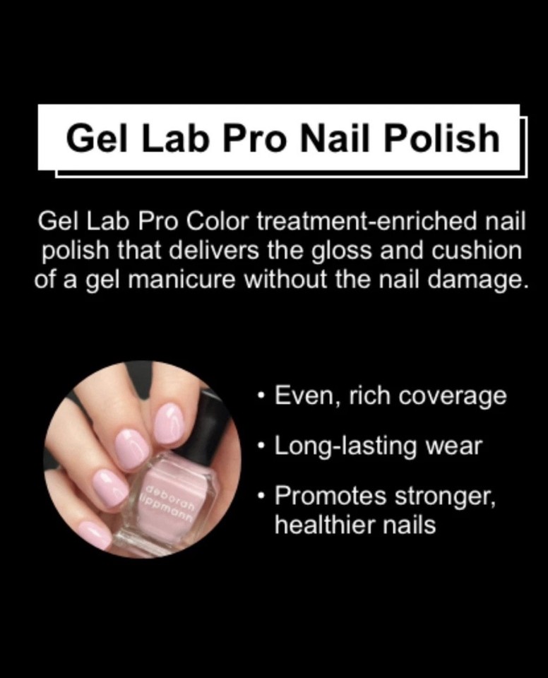 Deborah Lippmann Gel Lab Pro Nail Polish “Freedom” Full Size Pink | eBay