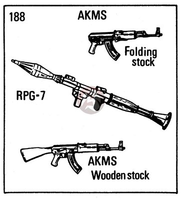 Verlinden 1/35 Soviet Small Arms (AKM, AKMS (Folding Stock), RPG-7 ...
