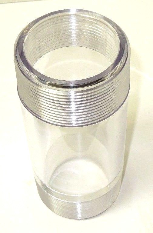 Sight Glass 2" NPT Visionflow Polycarbonate 185 deg F 500 psi Max, 8 ...