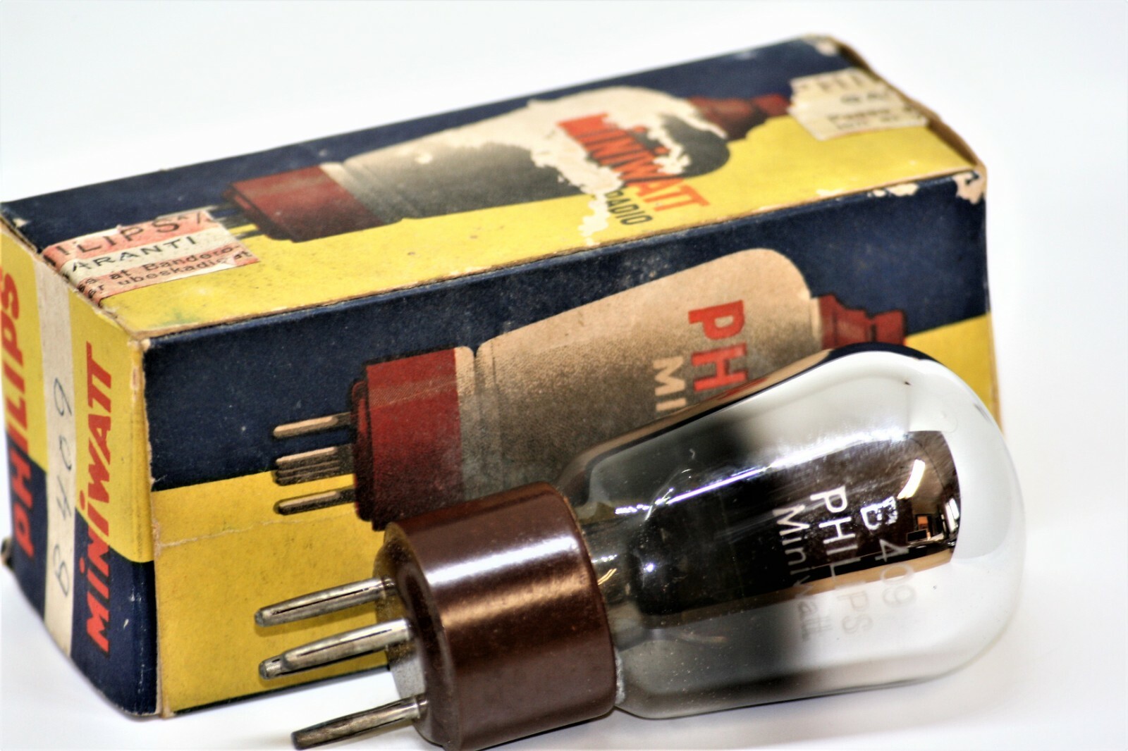 b409 tube nos nib philips Denmark power tubes valve s amplifier RE134 ...