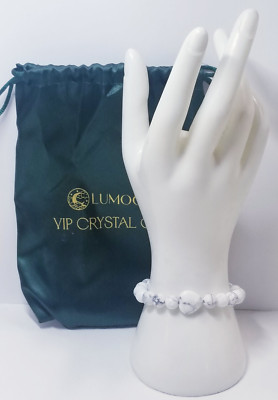 Lumoona White Howlite Bracelet | eBay