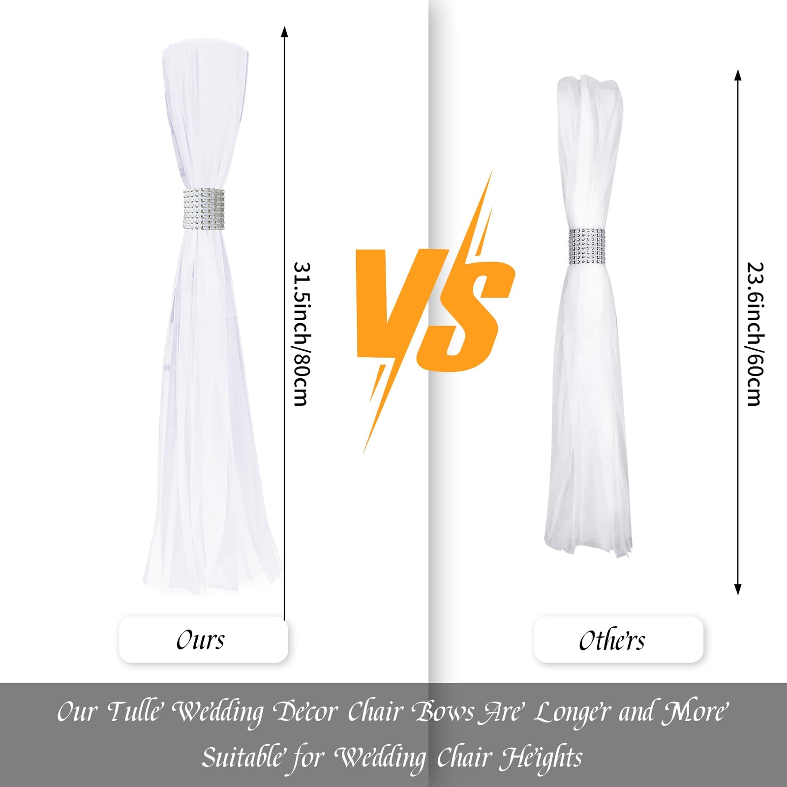 26 Sets Large Extended Wedding White Pew Bows Tulle Wedding Aisle ...