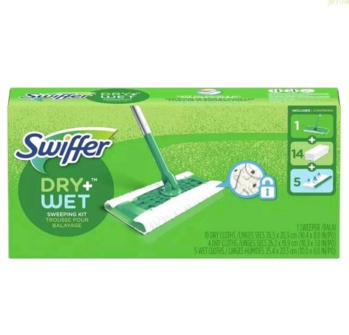 Swiffer Sweeper 2-in-1 Sweep and Mop Starter Kit,1 Mop + 19 Refills | eBay