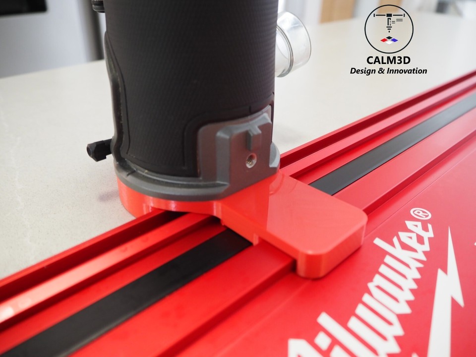 Milwaukee M18 FTR Trim Router Sub-Base for use on the Milwaukee Rail ...