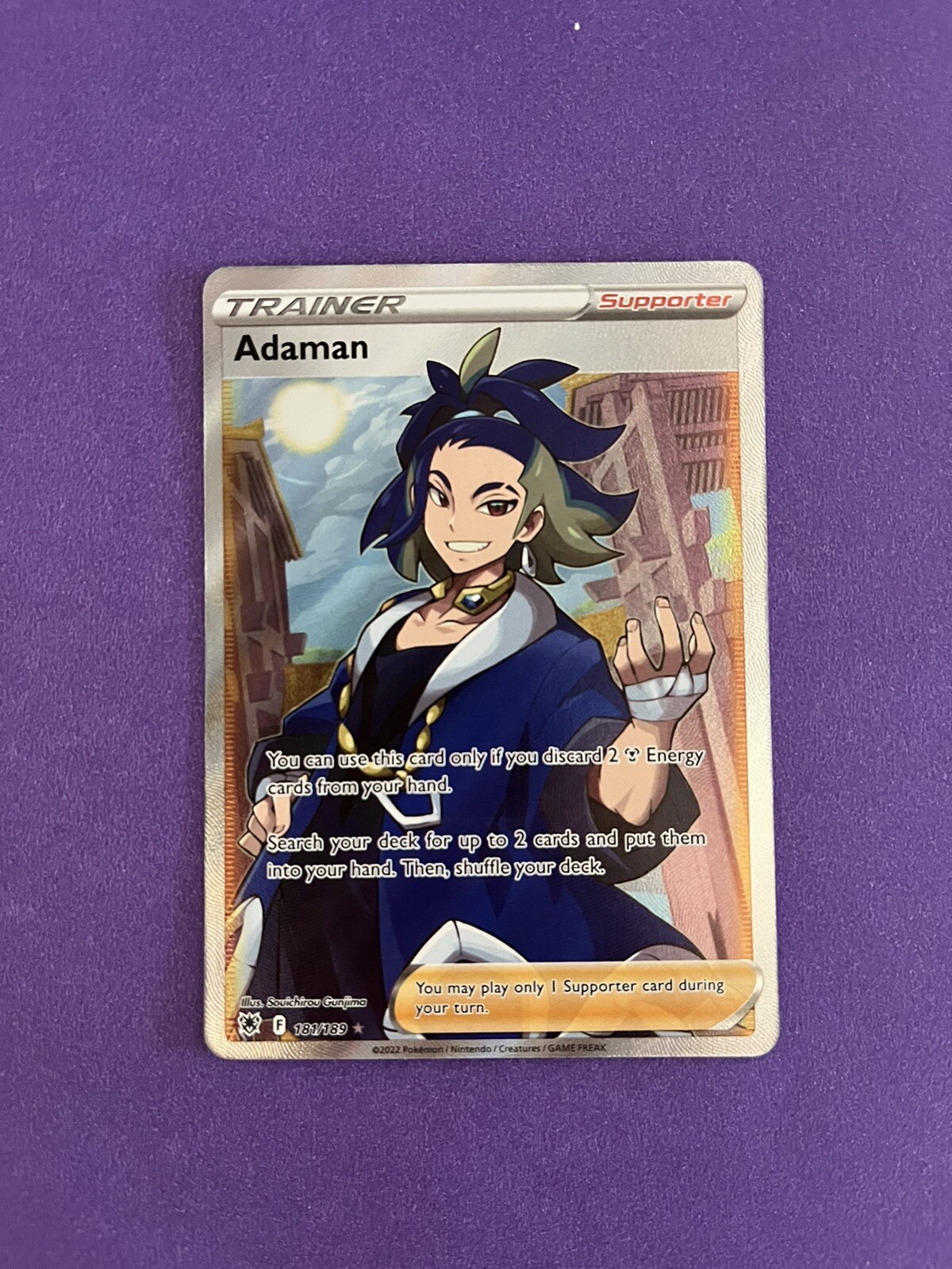Adaman 181/189 FULL ART ULTRA RARE - Pokémon TCG: Astral Radiance - NM ...