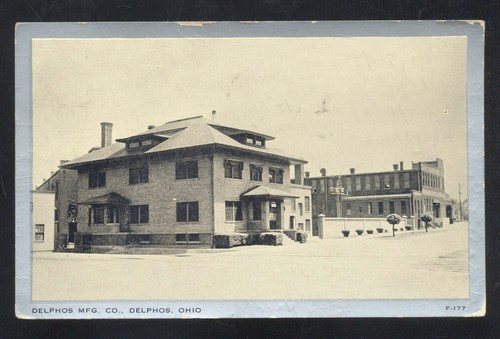 DELPHOS OHIO DELPHOS MFG. COMPANY VINTAGE POSTCARD | eBay