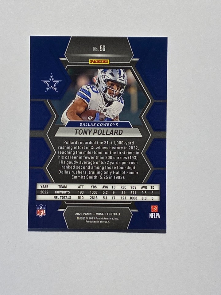 2023 Mosaic #56 TONY POLLARD Cowboys | eBay