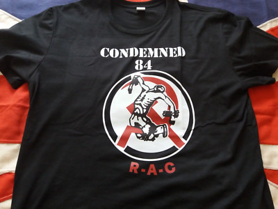 Condemned 84 T Shirt oi! skinhead punk Anti Communist isd cd size XL ...