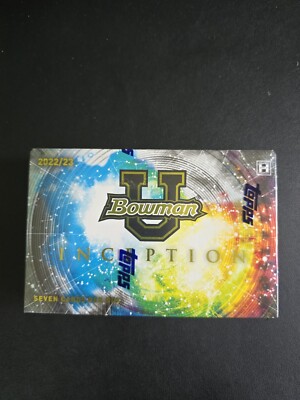 2022-23 Bowman University Inception Topps Multi-Sport Hobby Box 7 Cards ...