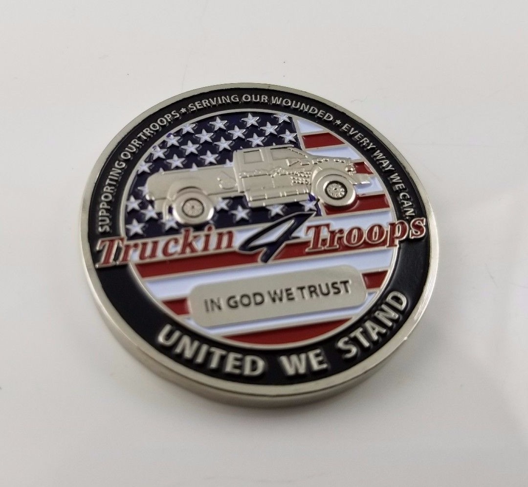 T4T Truckin 4 Troups ID Life Challenge Coin | eBay