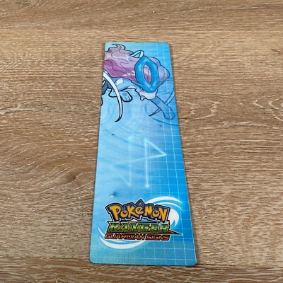 Rare Lenticular Suicune Pokémon Ranger Guardian Signs Bookmark Nintendo ...