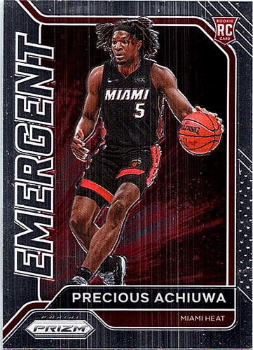 2020-21 Panini Prizm Basketball Emergent #14 Precious Achiuwa Heat | eBay