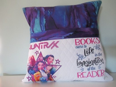 Juntrix Reading Pillow with book pocket. Great for Kids | eBay