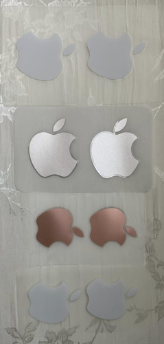 Lot of 4 Genuine Apple Logo Stickers – iPhone, MacBook, iPad – Unused ...