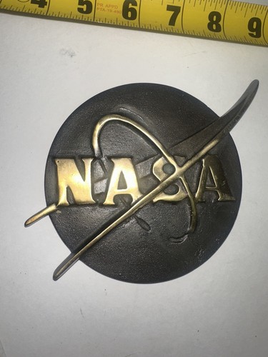NASA Meatball Logo Insignia Bronze Or Brass Table Emblem | eBay
