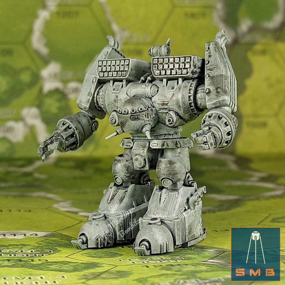 Jarche mecha (1 model) by Sir Mortimer Bombito. 6mm, 1/285 scale print ...