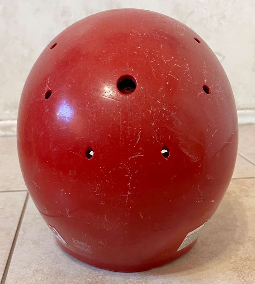 Schutt Air Advantage Football Helmet red Adult Medium Vintage Game Used ...