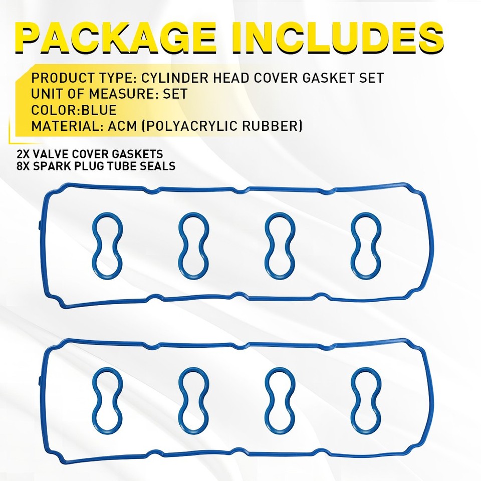 Valve Cover Gaskets & Spark Plug Tube Seals For 2006-2010 Jeep ...
